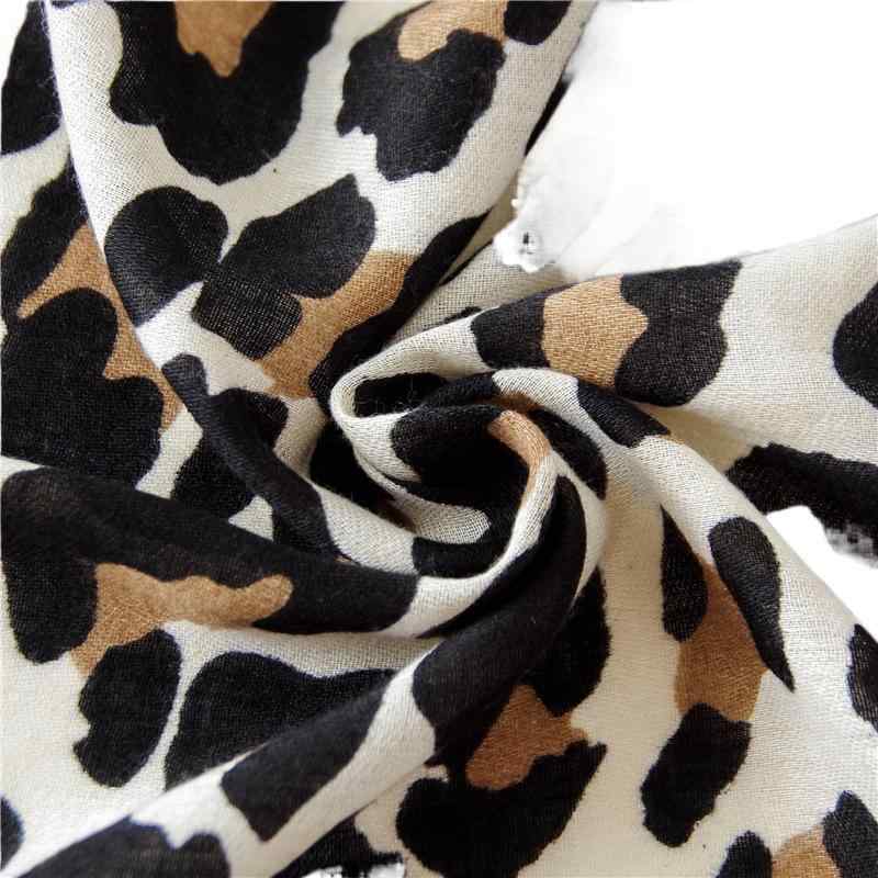 マフラー レディース 秋冬 春 ショール ストール ヒョウ柄 豹柄 コットン 綿 麻 大判 韓国風 ファッション 防寒 ひざ掛け ブランケット[ "・流行元素: 猎豹", "・功能: 保温,遮光", ...