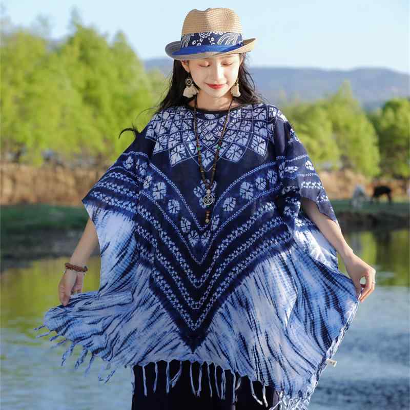 スカーフ レディース 春夏 秋冬 UVカット 紫外線対策 ショール ストール 民族風 青花柄 防寒 冷房対策 旅行用 普段使い おしゃれ レトロ 大判 シルクタッチ
