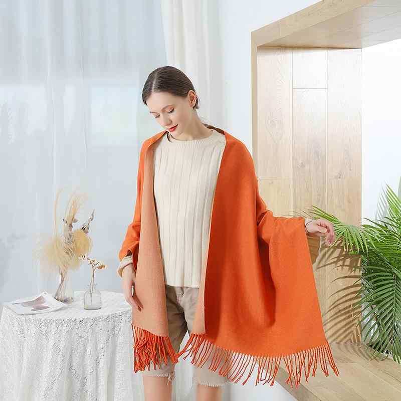 マフラー レディース 秋冬 カシミヤ ウール 大判 無地 ショール 男性用 ストール