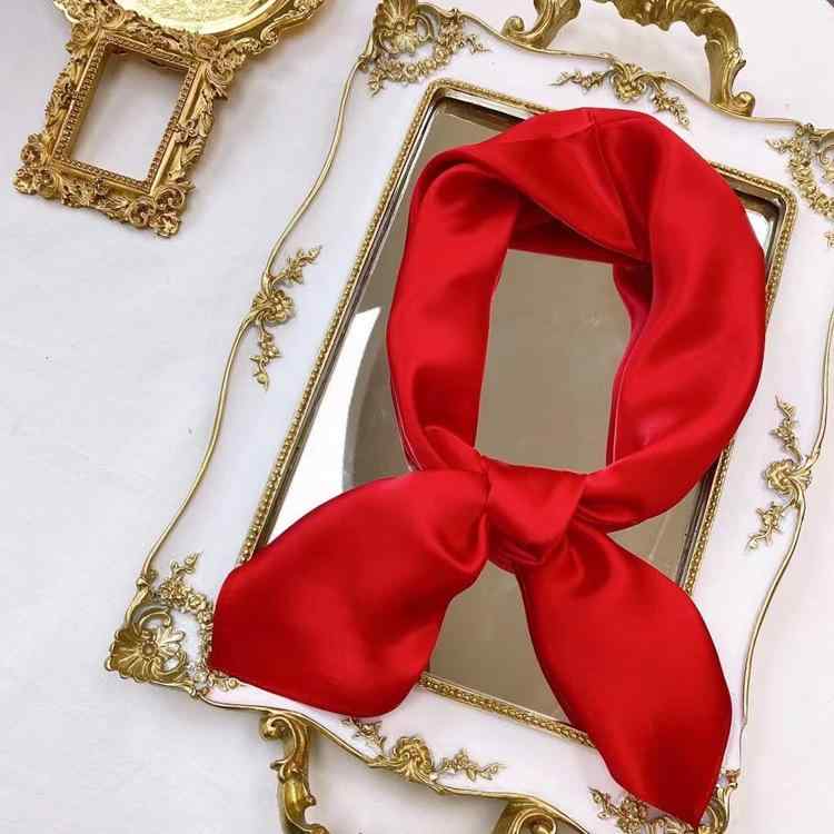 スカーフ レディース シルク100% 正方形 12mm チュール 首巻き ヘアバンド ヘッドスカーフ 大判 ストール 日焼け対策 紫外線対策 UVカット 春夏 秋冬