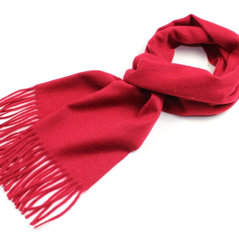 2マフラー 男性用 女性用 無地 保温 粗紡 ウール ロゴ入れ可能 ネックウォーマー