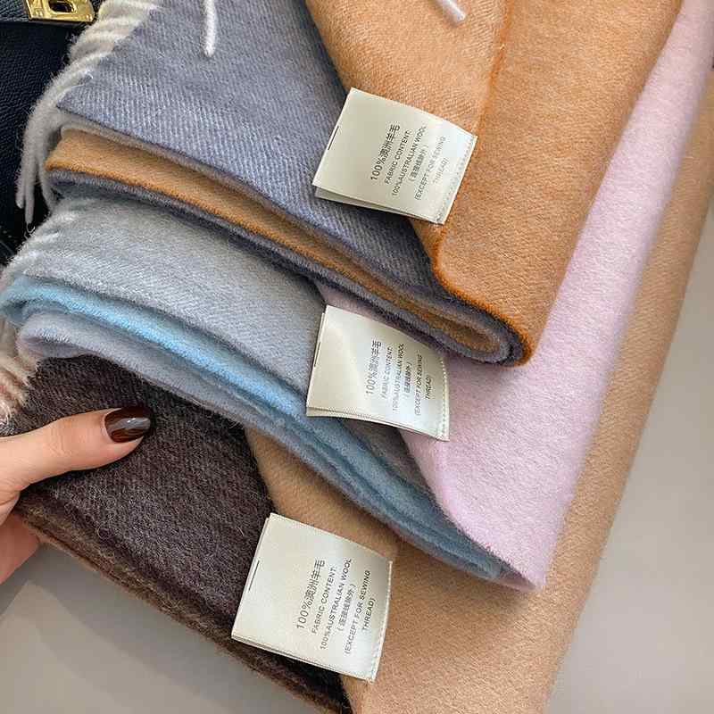 マフラー レディース 高級感 贈り物 秋冬 グラデーション 配色 ピュアウール 暖かい ショール ストール・編み方: 経編・機能: 保温・款式: 加長・カラー: 咖駝色, 棕灰色, 灰粉色, 香草緑, 蝦粉色・主な生地成分含量: 100%・...