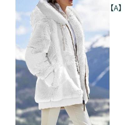 2アウター レディース 秋冬 無地 カジュアル ファッション ゆったり ラグラン袖 ジップアップ パーカー ブルゾン ジャンパー 羽織り 普段使い かわいい あったか 防寒着 部屋着