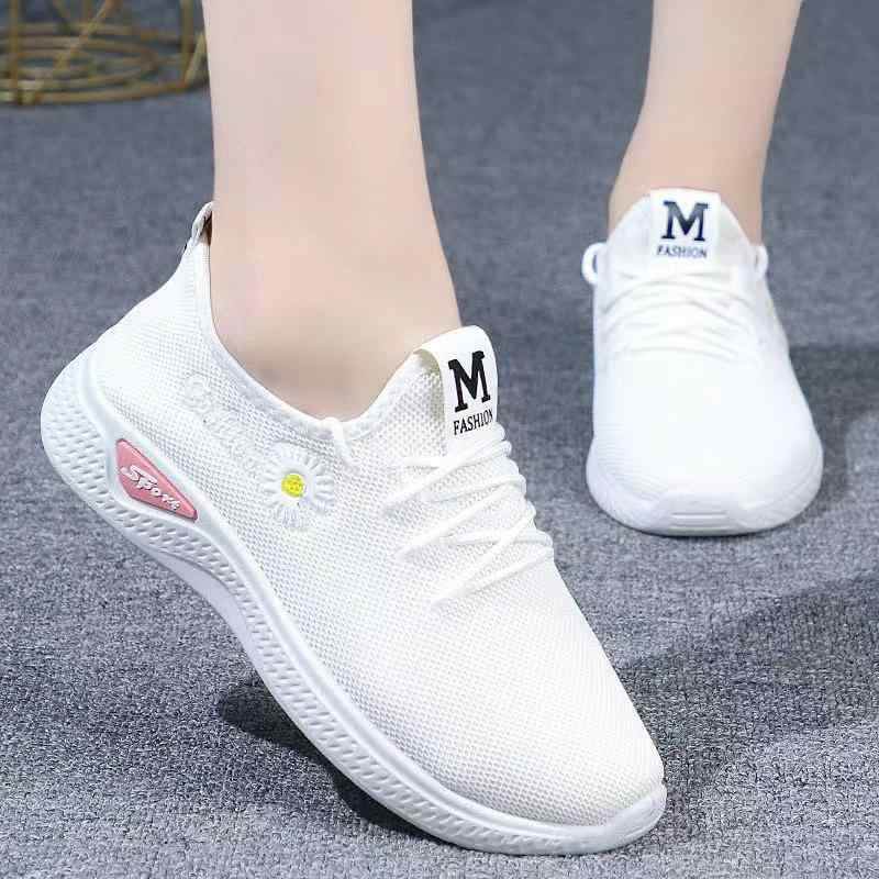 スニーカー レディース 運動靴 ローカット 紐靴 カジュアルシューズ ランニングシューズ 婦人靴 布靴 滑り止め 柔らかい底 履きやすい 歩きやすい 普段使い 旅行 ママ 学生