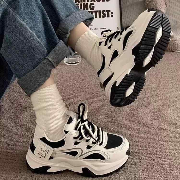 スニーカー レディース 厚底 インソール ローカット 運動靴 滑り止め クッション性 歩きやすい 普段使い カジュアル