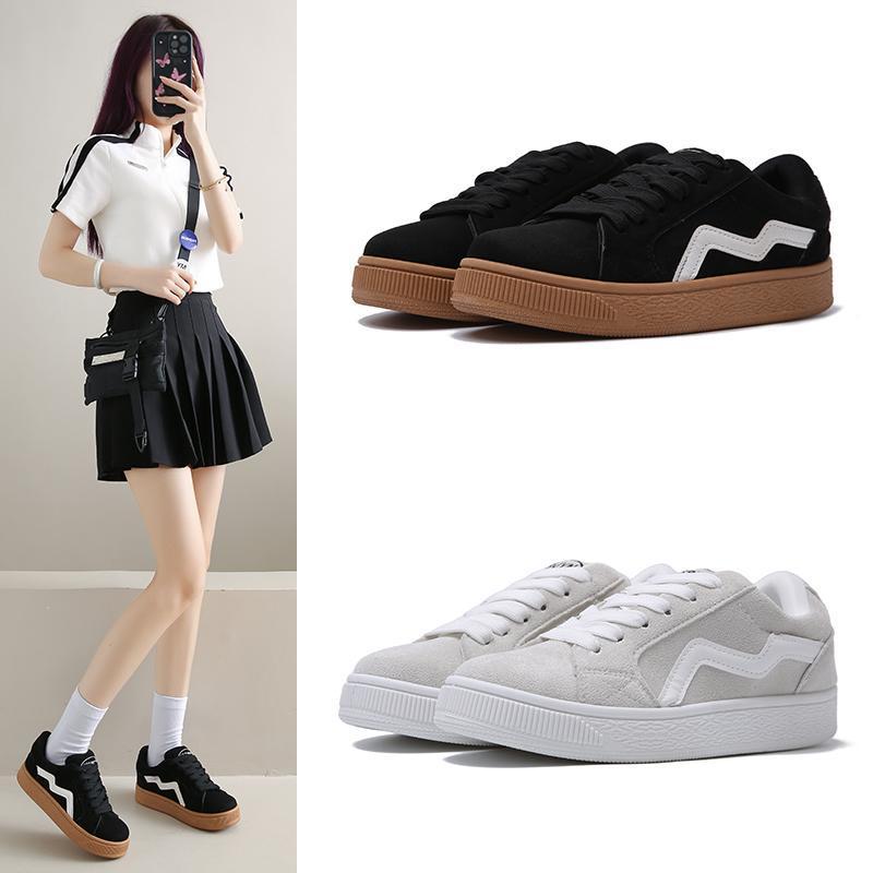 スニーカー レディース かわいい 厚底 カジュアルシューズ アウトドア 学生 大码