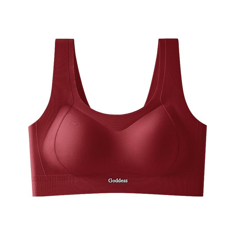ブラジャー レディース 秋冬 スポーツブラ 一体型 ノンワイヤー 揺れにくい ヨガウェア 部屋着 ナイトブラ 育乳 脇高設計 小胸 谷間メイク 無地 シンプル・主な素材: 锦纶・機能: 聚拢,无痕,透气,上托,吸汗,调整型,舒适,侧收,收副...