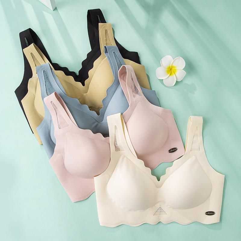 ブラジャー レディース 大きいサイズ 薄手 大胸 脇高 寄せ上げ 垂れ防止 スポーツ