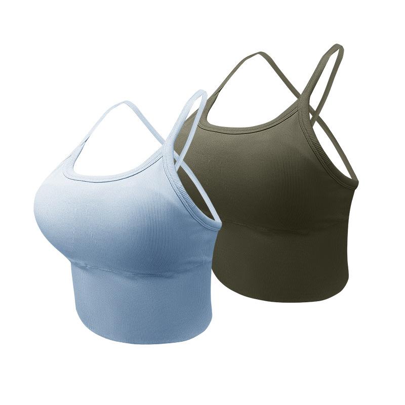 スポーツブラ レディース 高強度 カップ付き 美背 ヨガウェア ランニング ブラトップ 中長丈 ノンワイヤー スポブラ 揺れにくい フィットネス トレーニング