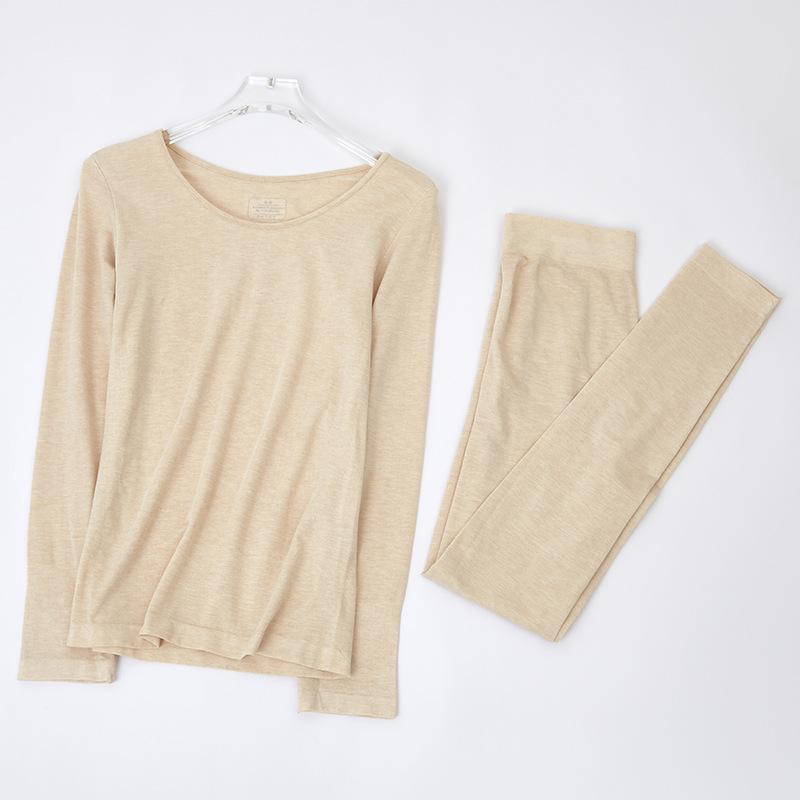 2肌着 レディース 薄手 モダール あったか インナー 上下セット ダブル起毛 美肌 保温 秋冬 部屋着 普段使い