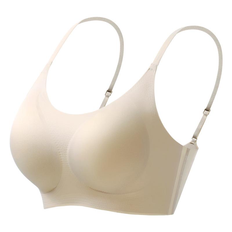 キャミソール レディース 接触冷感 ノンワイヤー ブラトップ インナー カップ付き 肌着 無縫製 ひんやり 涼しい 響かない