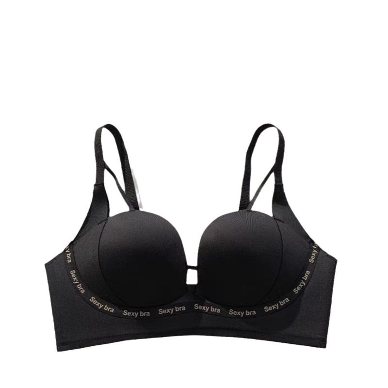 ブラジャー レディース 立体 一体型 無縫製 シームレス ノンワイヤー ずれ防止 盛れる 美胸 快適 手のひらカップ