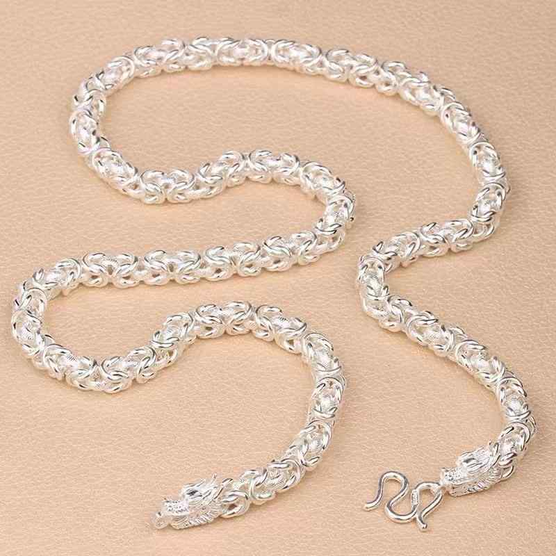 ネックレス メンズ 鎖骨 龍骨 太め ごつめ ワイルド ロック パンク スタイル