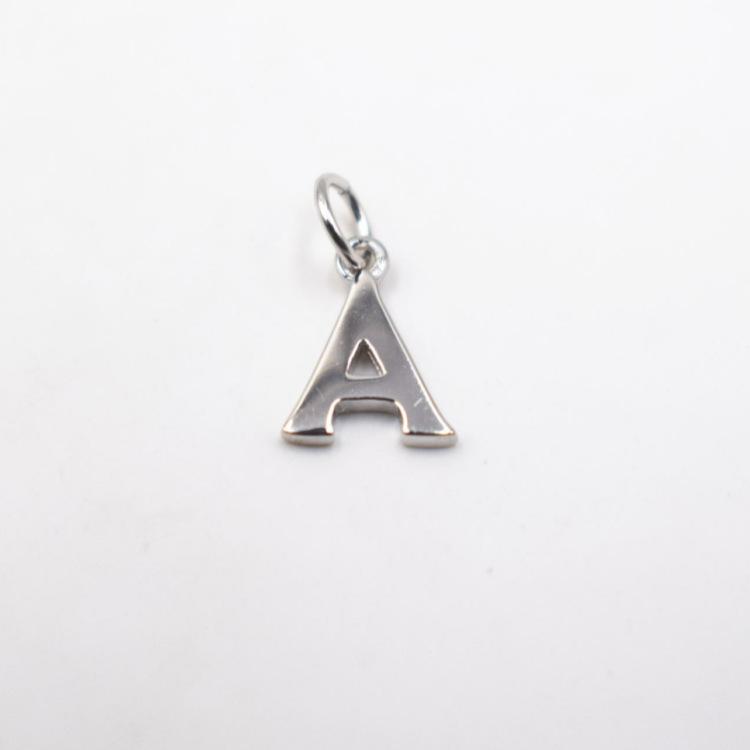 ネックレス レディース シルバー925 ペンダントトップ イニシャル アルファベット DIY シンプル
