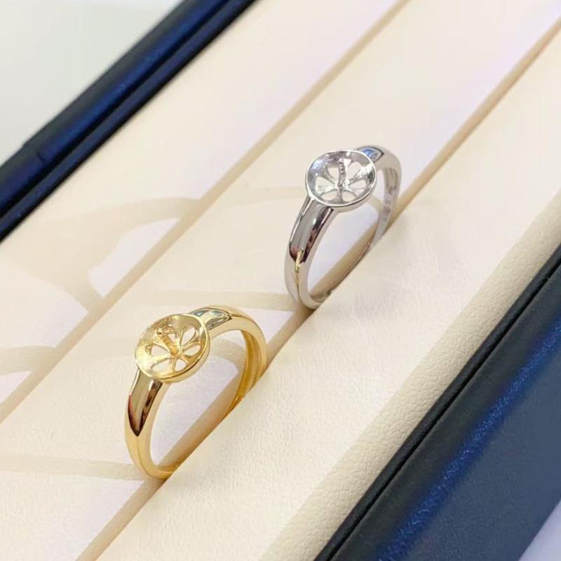 指輪 レディース S925 シルバー 淡水パール リング パーツ シンプル 普段使い ジルコニア DIY 空枠 ギフト