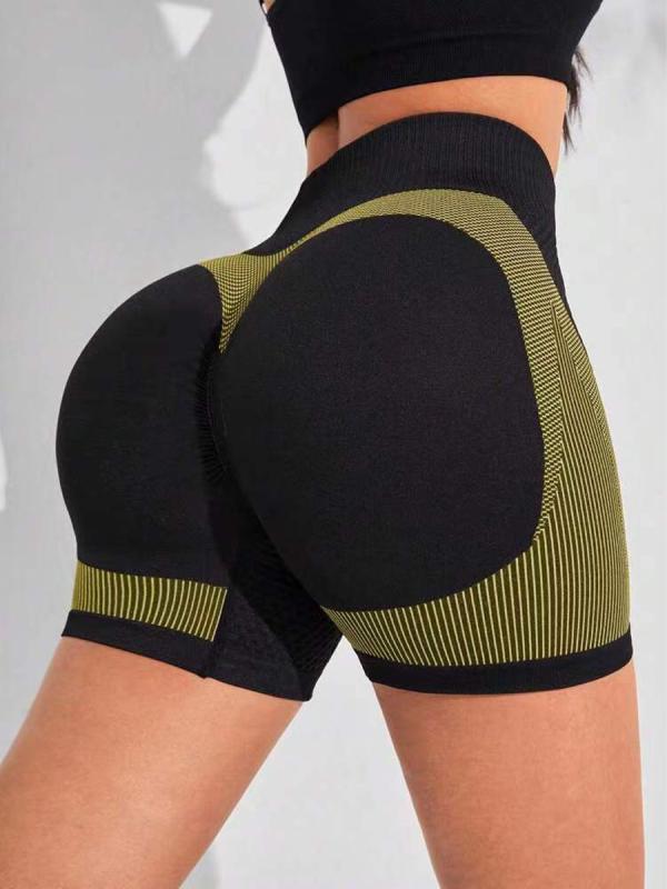 2ヨガパンツ レディース シームレス スポーツ ショートパンツ 高腰 美尻 ヒップアップ ピーチヒップ トレーニング ウェア 三分丈