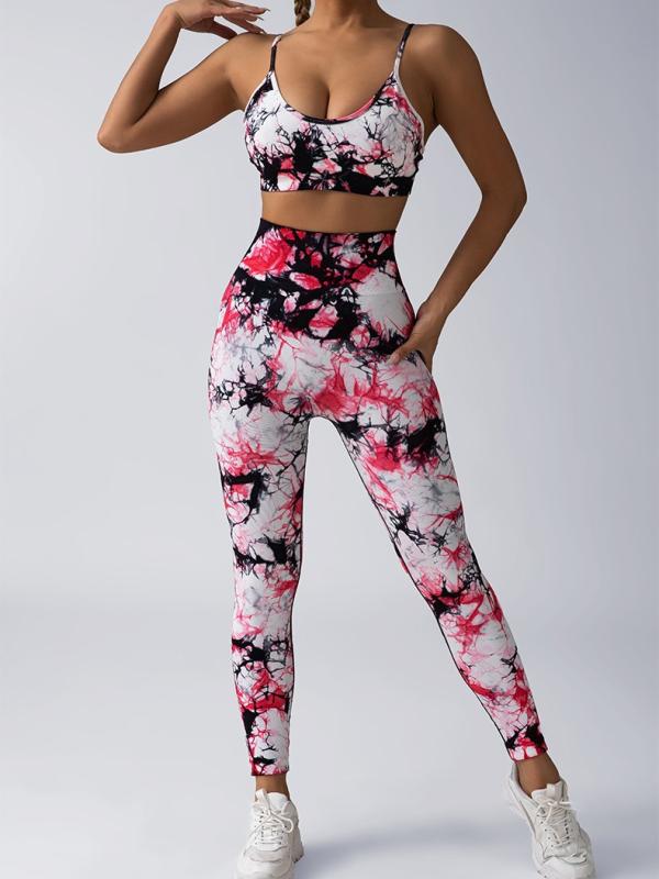 2ヨガウェア レディース 上下セット スポーツブラ 短パン シームレス グラデーション 染色 パッド入り スポブラ フィットネス ランニング ジム トレーニング 伸縮性 吸汗速乾・袖丈: ノースリーブ・パンツ丈: 長ズボン、短パン・着用方法...