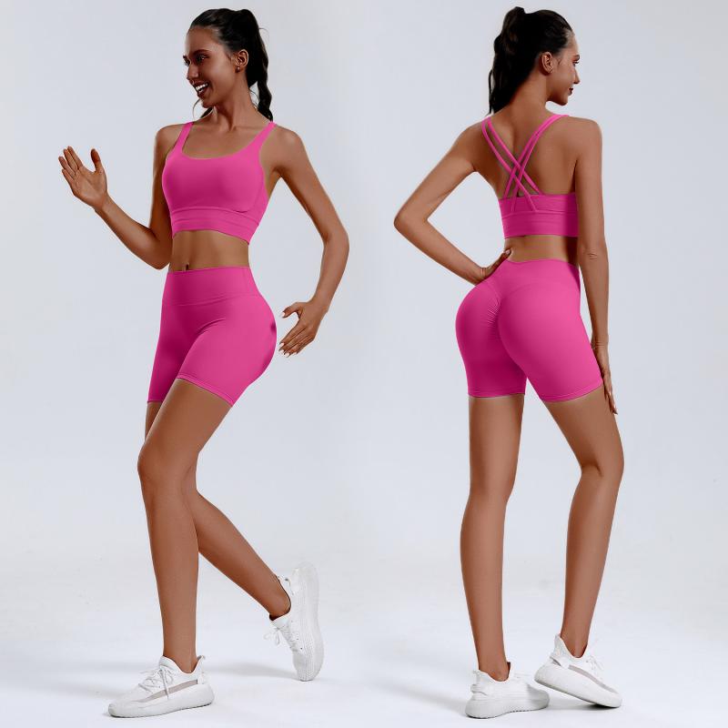 ヨガパンツ レディース ショーツ ハイウエスト 速乾 伸縮性 無縫製 タイト フィットネス スポーツウェア インナーパンツ 腹押さえ 接触冷感