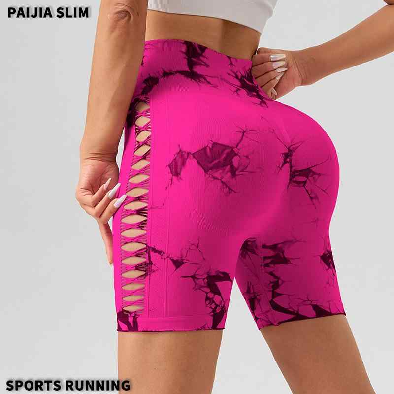 2ヨガウェア レディース ニット ショートパンツ 夏 スポーツ 3分丈パンツ 接触冷感 伸縮性 ハーフパンツ 運動 普段使い 部屋着 ピーチヒップ