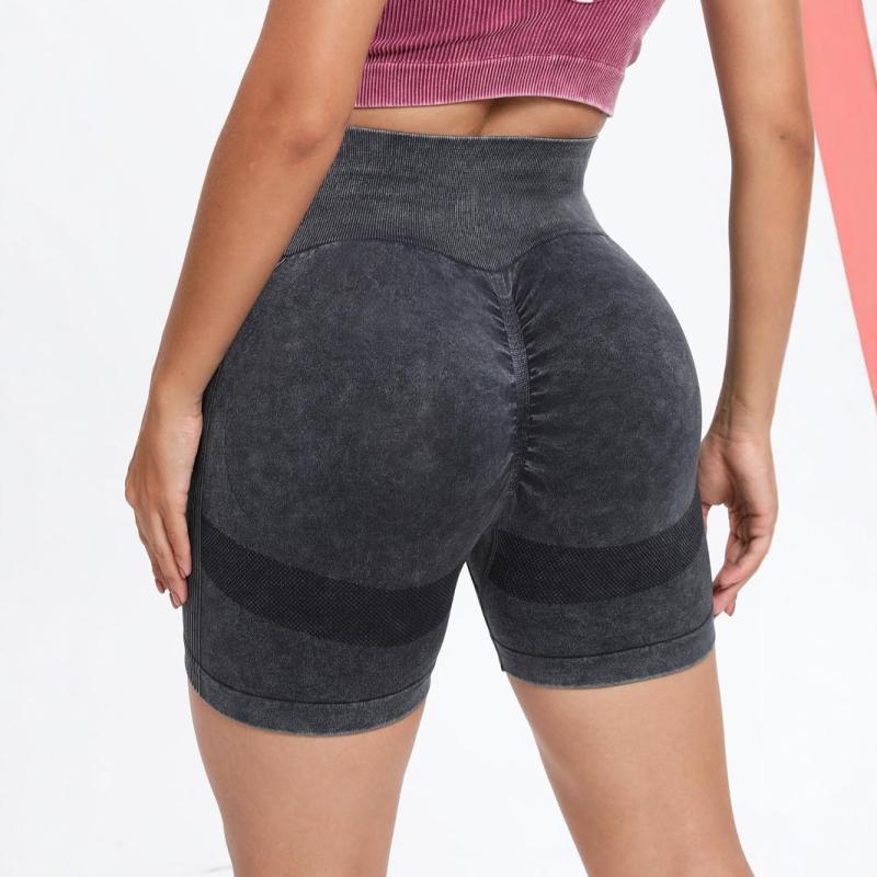 ヨガパンツ レディース 水着素材 スポーツ レギンス ショートパンツ 接触冷感 ストレッチ ハイウエスト ヒップアップ 運動用 ジム フィットネス ランニング トレーニング ウォーキング・素材: 锦纶、氨纶・素材構成: 锦纶92%、氨纶8%...