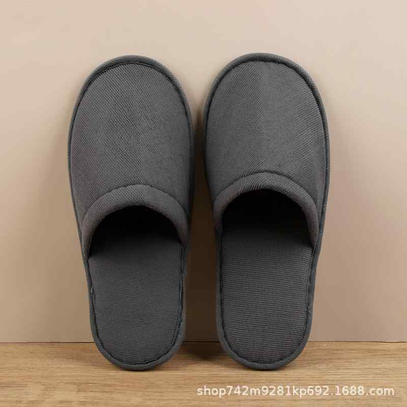 2スリッパ ホテル 旅館 アメニティ 使い捨て 布 洗える 滑り止め 厚底 旅行 室内履き