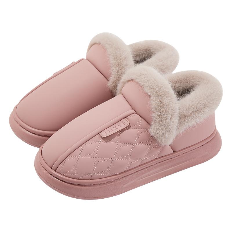 靴 レディース 婦人 ルームシューズ スリッパ 冬 あったか もこもこ ボア 防寒 暖かい 滑り止め 厚底 軽量 高齢者 室内履き 外履き