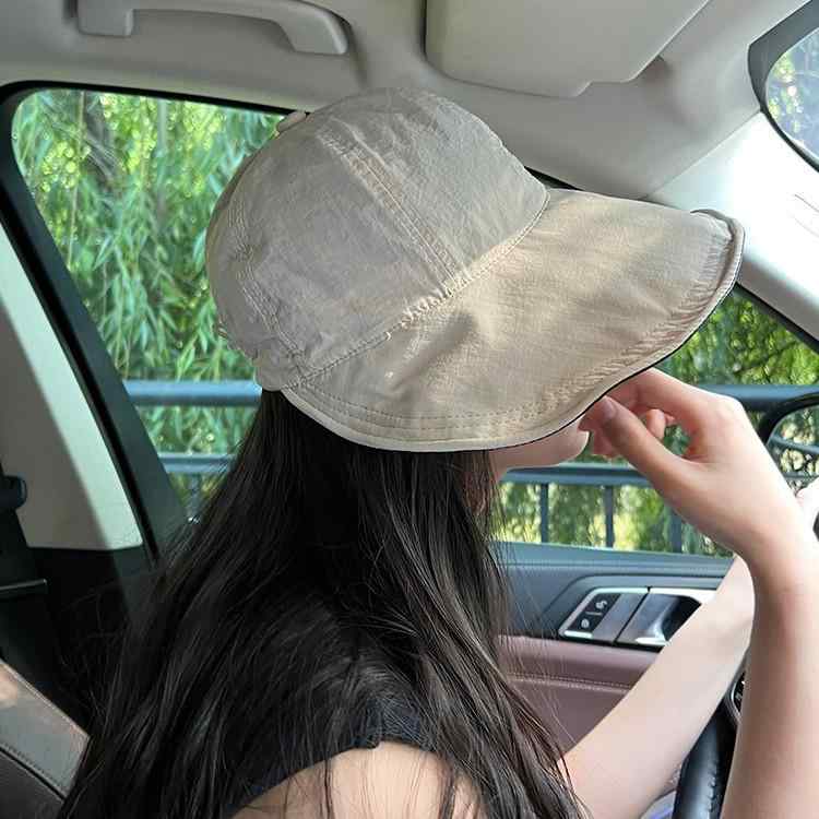 2帽子 レディース 日焼け防止 UVカット 遮光 鸭舌帽子 キャップ 渔夫帽 ハット つば広 小顔効果 カジュアル アウトドア