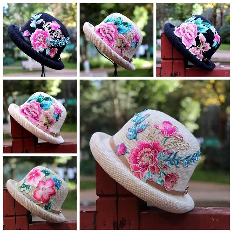 帽子 レディース 民族風 刺繍入り ファッション おしゃれ 日焼け防止 旅行 写真撮影 かわいい 春夏 秋冬・カテゴリ: 盆帽・流行要素: 文芸復古・帽頂スタイル: 円頂・帽檐スタイル: 無檐・カラー: 1号, 2号, 3号, 4号, 5号...