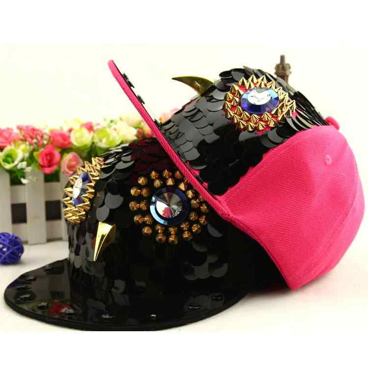 2帽子 男性用 女性用 平つば 嘻hop 野球帽 スタッズ付き パンクスタイル 春夏