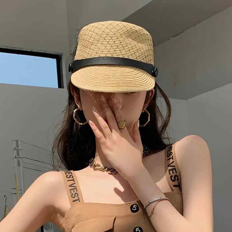 2麦わら帽子 レディース UVカット 遮光 日焼け防止 キャップ 紫外線対策 つば広 ハット 小顔効果 日除け帽子 ビーチ 旅行用 おしゃれ かわいい 春夏