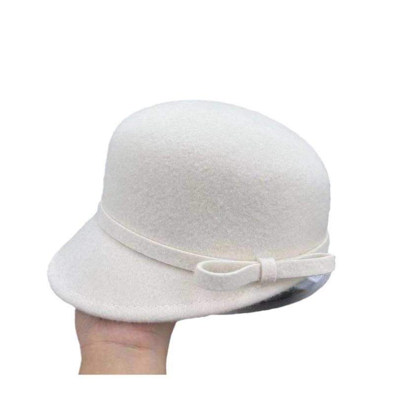 帽子 レディース 秋冬 ウール キャップ 乗馬帽 礼帽 羊毛 小顔効果 マニッシュ ハンサム クラシカル モード おしゃれ かわいい