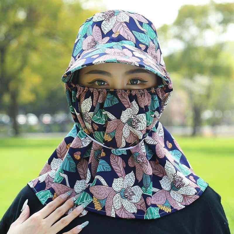 2麦わら帽子 レディース UVカット 紫外線対策 遮光 あご紐つき 日焼け防止 接触冷感 吸湿速乾 撥水加工 通気性 防風 防塵 自転車 運転 農作業 庭仕事 アウトドア