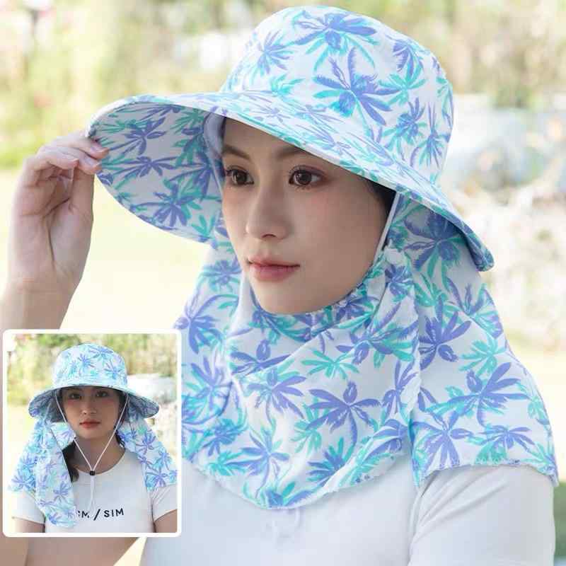 麦わら帽子 レディース UVカット 紫外線対策 防塵 遮光 あご紐つき ハット サイクル アウトドア 農作業 釣り 春夏