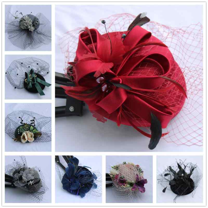 2帽子 子供用 網目 ミニハット ヘッドドレス パーティー イベント 写真撮影用