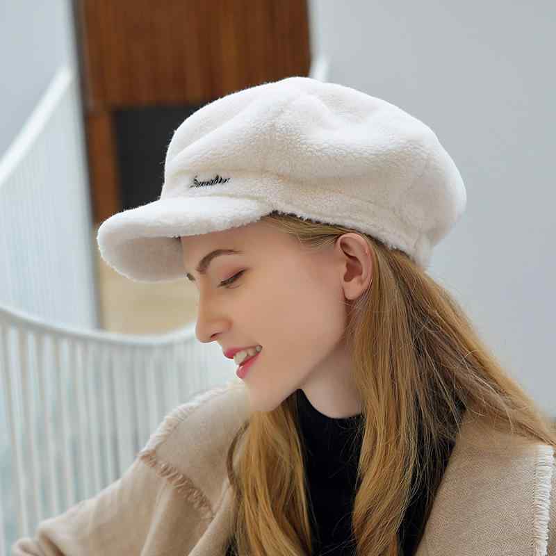 帽子 レディース 羊毛 ベレー帽 秋冬 防寒 あったか 厚手 小顔効果 おしゃれ かわいい 女性用