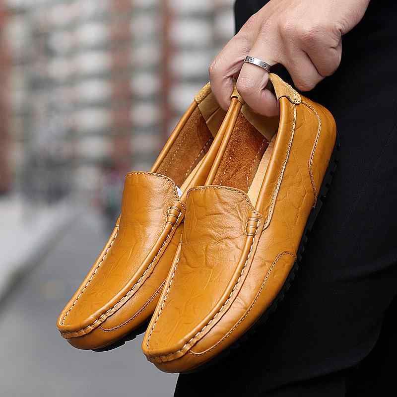 靴 メンズ ドライビングシューズ 大きいサイズ 男性用 牛革 スリッポン ローファー 紳士靴 普段使い カジュアル