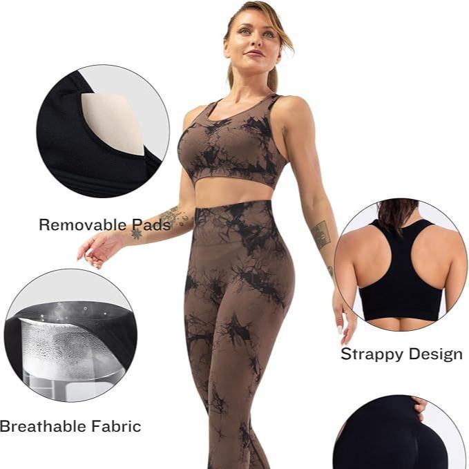 ヨガウェア セットアップ レディース スポーツ トレーニング ハイウエスト ピーチヒップ レギンス スパッツ 通気性 伸縮性 コンプレッション スリム 美脚[ "・カラー: ブルー, グリーン, ホワイト, グレー, ピンク, ブ...