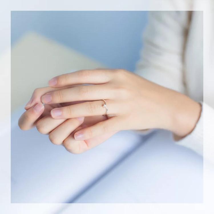 指輪 レディース S925 シルバー ジルコニア リング ファッション アクセサリー おしゃれ かわいい シンプル オープンリング