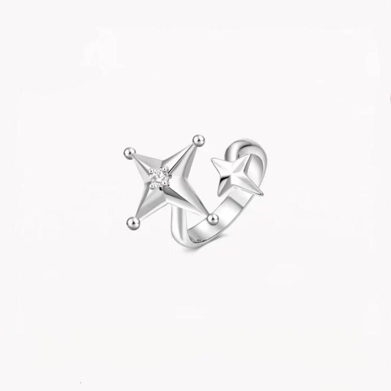 指輪 銀河 小さめ デザイン シルバー925 シンプル ファッション ラッキーアイテム