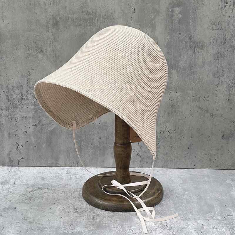 麦わら帽子 レディース 折りたたみ 漁夫帽 アウトドア 旅行 日焼け防止 軽量 細紙草 つば広 ハット 春夏