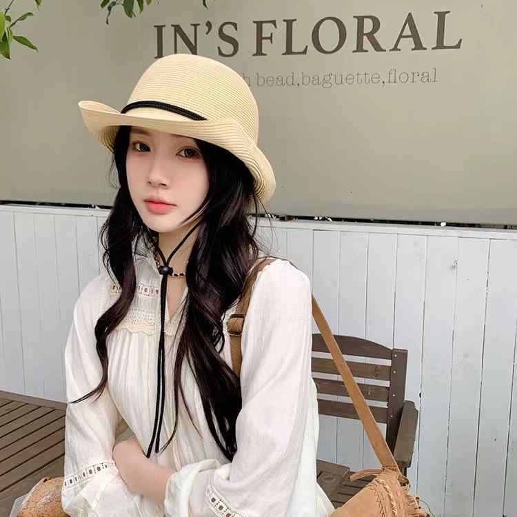 2麦わら帽子 レディース 春夏 UVカット 遮光 遮熱 ハット 日よけ帽子 つば広帽子 折りたたみ 携帯便利 おしゃれ かわいい 韓国風 カジュアル 普段使い 旅行 登山 ビーチ・カテゴリ: 草帽・流行元素: 纹理・帽顶款式: 圆顶・帽檐款...