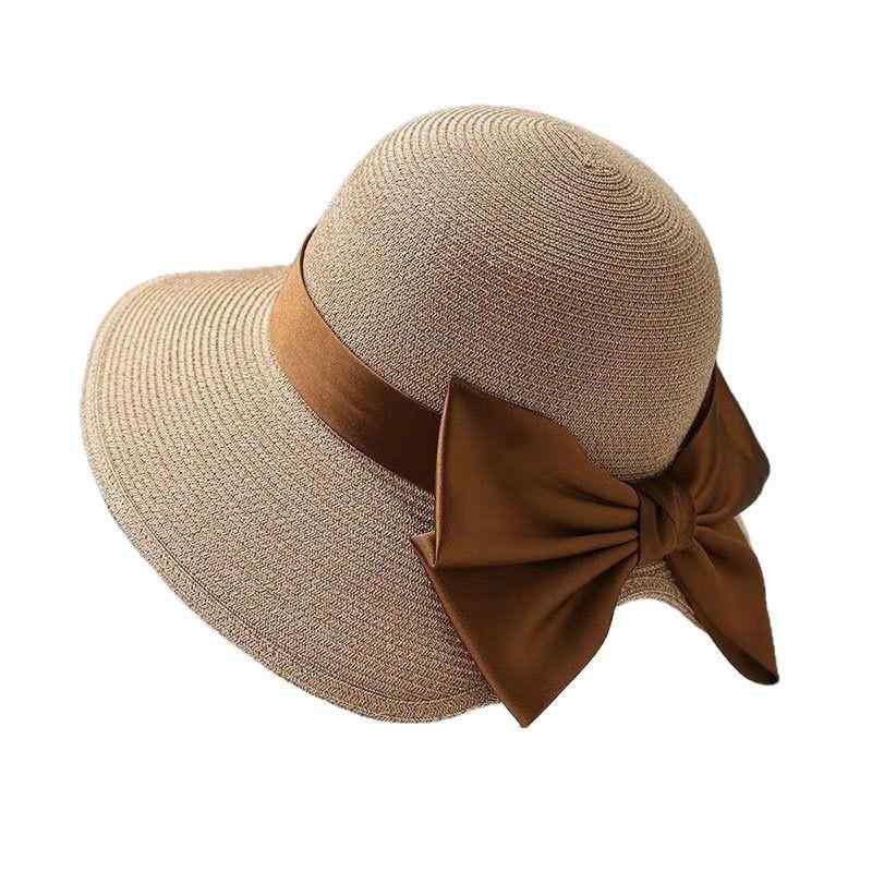 2麦わら帽子 レディース 春夏 大判リボン 紫外線対策 日焼け防止 折りたたみ可能 小顔効果 普段使い かわいい おしゃれ・製品カテゴリ: 草帽・帽子のタイプ: 丸い・つばの形状: ワイド・色: ブラック, ホワイト, ベージュ, カーキ・...
