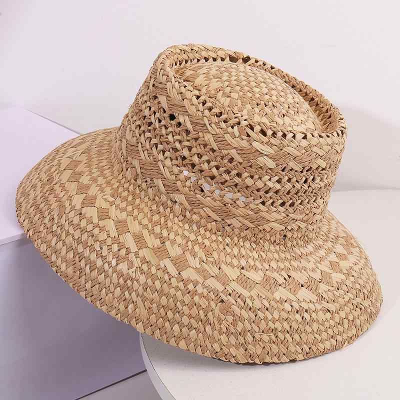 2麦わら帽子 レディース 携帯可能 手編み 通気性 遮光 日よけ帽子 アウトドア レジャー スポーツ 春夏[ "・製品カテゴリ: 草帽", "・流行の要素: 手編み", "・適合シーズン: ...