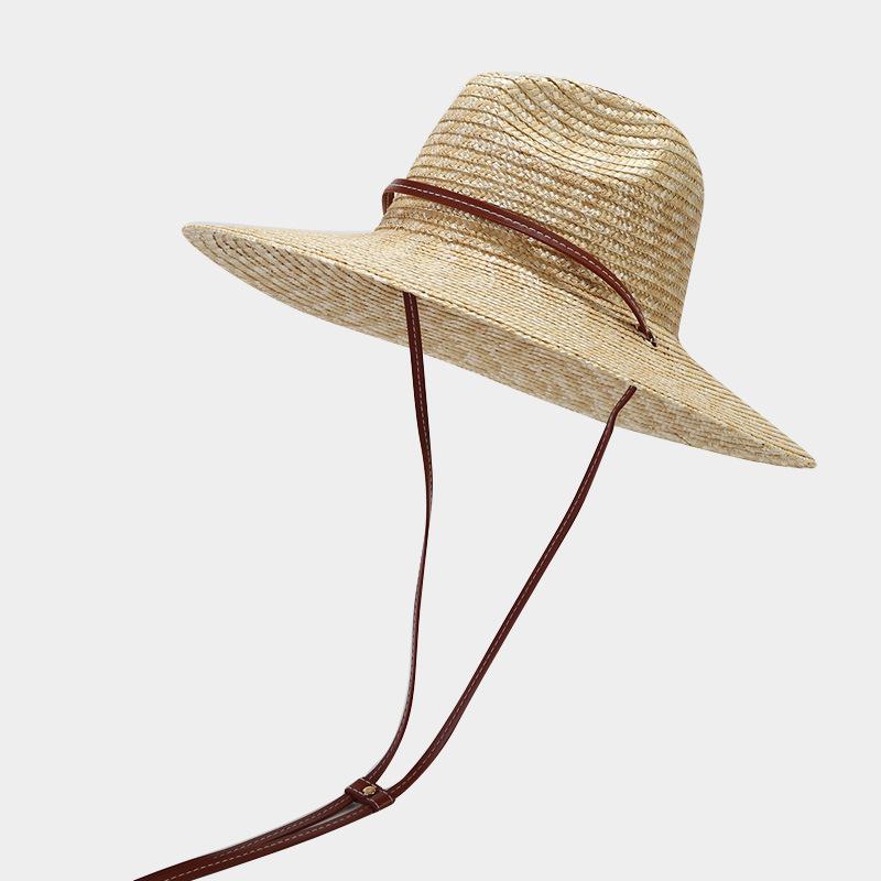 麦わら帽子 レディース ファッション リゾート アウトドア ビーチ パナマハット 草編み 遮陽 つば広 ハット・カテゴリ: 遮陽帽・適合シーズン: 夏・帽子のスタイル: 平らなトップ・つばのスタイル: 大きなつば・カラー: 主画像の色・サイ...