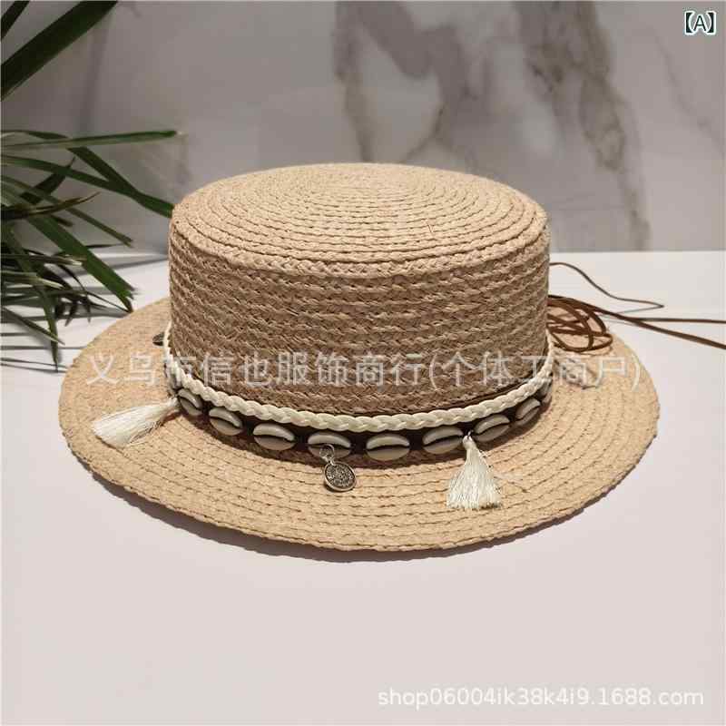 麦わら帽子 レディース パナマ帽 ラフィア草 帽子 春夏 平天ハット カンカン帽 ストローハット 礼装帽子 ブレードハット 女優帽 リゾート 旅行
