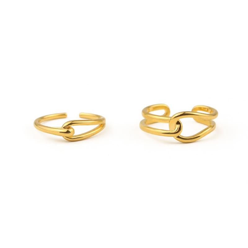 指輪 レディース メンズ 真鍮製 電気メッキ加工 ジルコニア 極細 華奢 インスタ 人気 かわいい シンプル 結び目 デザイン リング