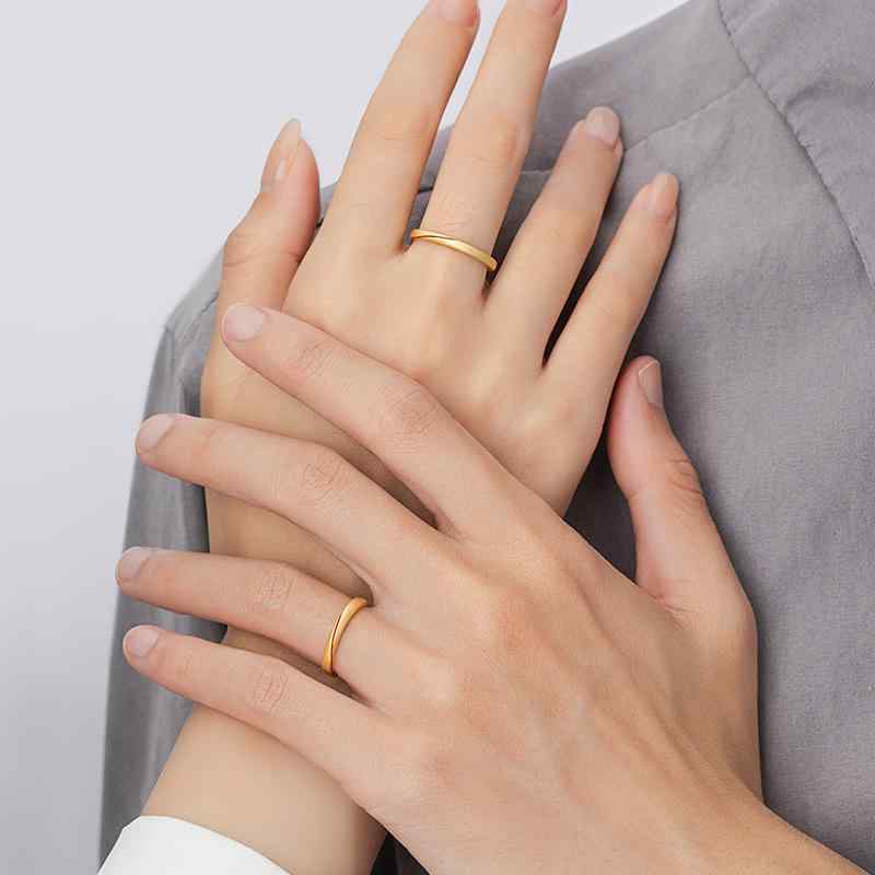 指輪 レディース メンズ シルバー999 ペアリング 高級感 プレーンリング 520 モビウスリング ラッキーアイテム