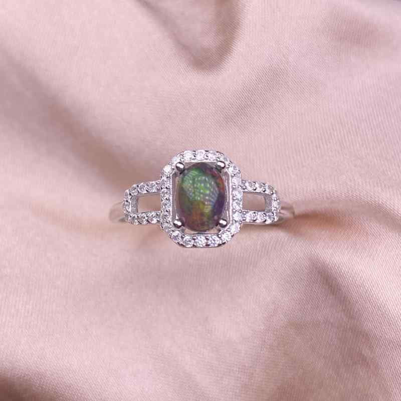 指輪 レディース S925 シルバー ジルコニア オパール リング シルバー925 電気メッキ加工 満天星 豪華 贅沢 エレガント OL ファッション・種類: 指輪、指環・素材: 銀、925銀・形状: 幾何学型・加工方法: 宝石象嵌・カラー...