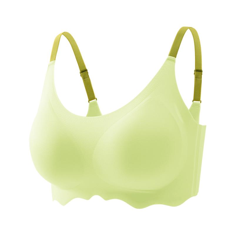 ブラジャー レディース 無縫製 ノンワイヤー スポーツブラ スポブラ 快適 通気性 インナー ウェア ヨガ フィットネス 運動 通勤 普段使い