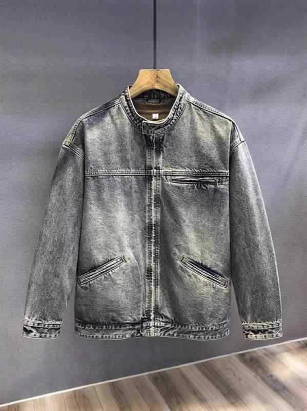 デニムジャケット 男性用 ブルゾン Gジャン ゆったり ビッグシルエット ウォッシュ加工 ダメージ加工 アメカジ ストリート系 アウター トップス 秋冬